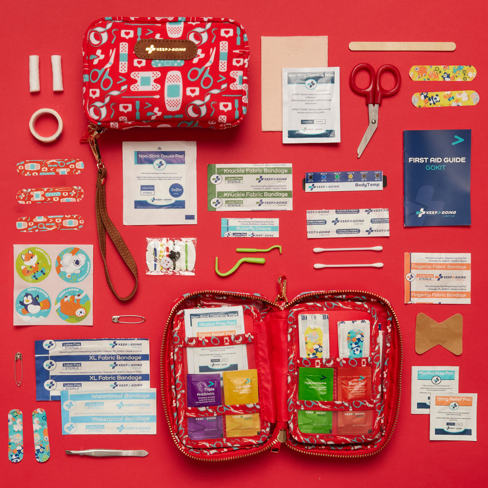 First Aid "The Classic" GoKit (130 PCS) - KEEP>GOING First Aid