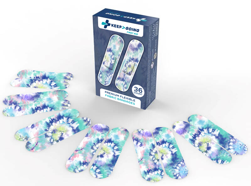 Yellow Animals Flex-Fabric Bandages (36 Count) - KEEP>GOING First Aid