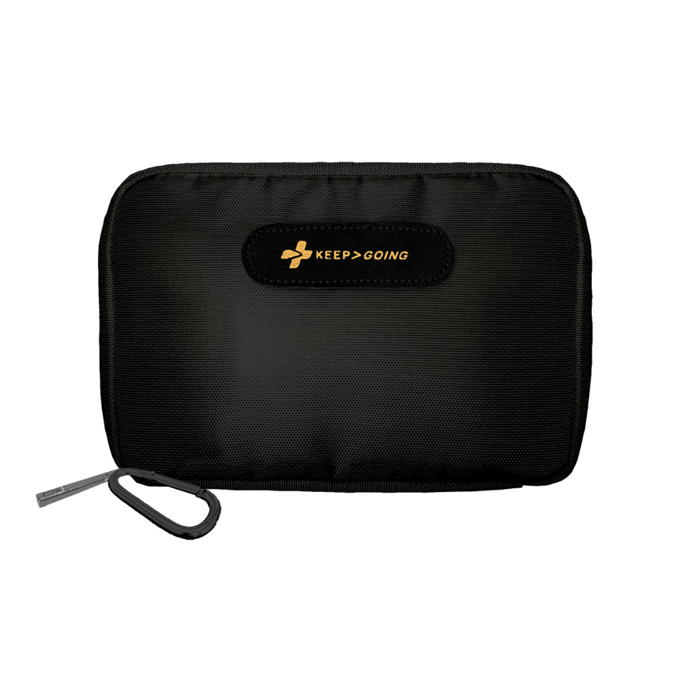 First Aid Jet Black GoKit (130 pcs) - KEEP>GOING First Aid