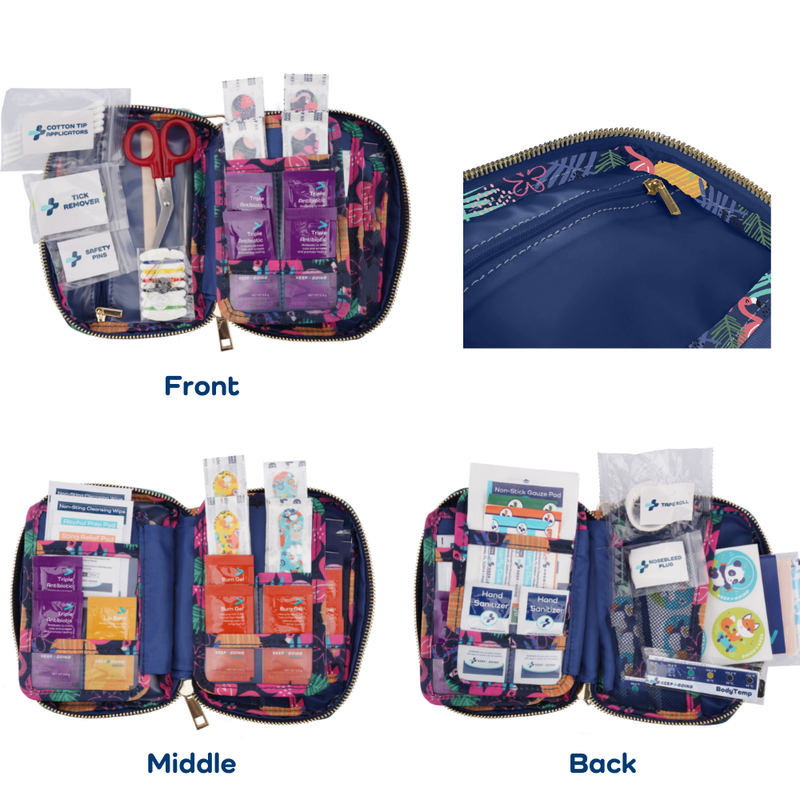 First Aid Flamingo GoKit (130 pcs) - KEEP>GOING First Aid