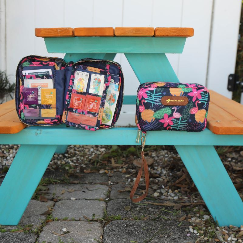 First Aid Flamingo GoKit (130 pcs) - KEEP>GOING First Aid