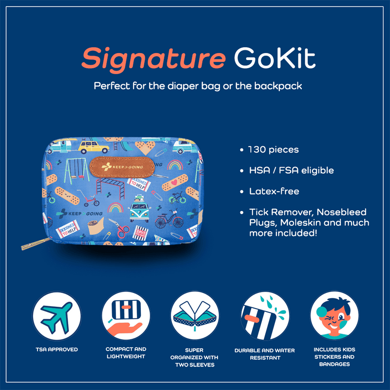 First Aid Signature GoKit (130 pcs) - KEEP>GOING First Aid