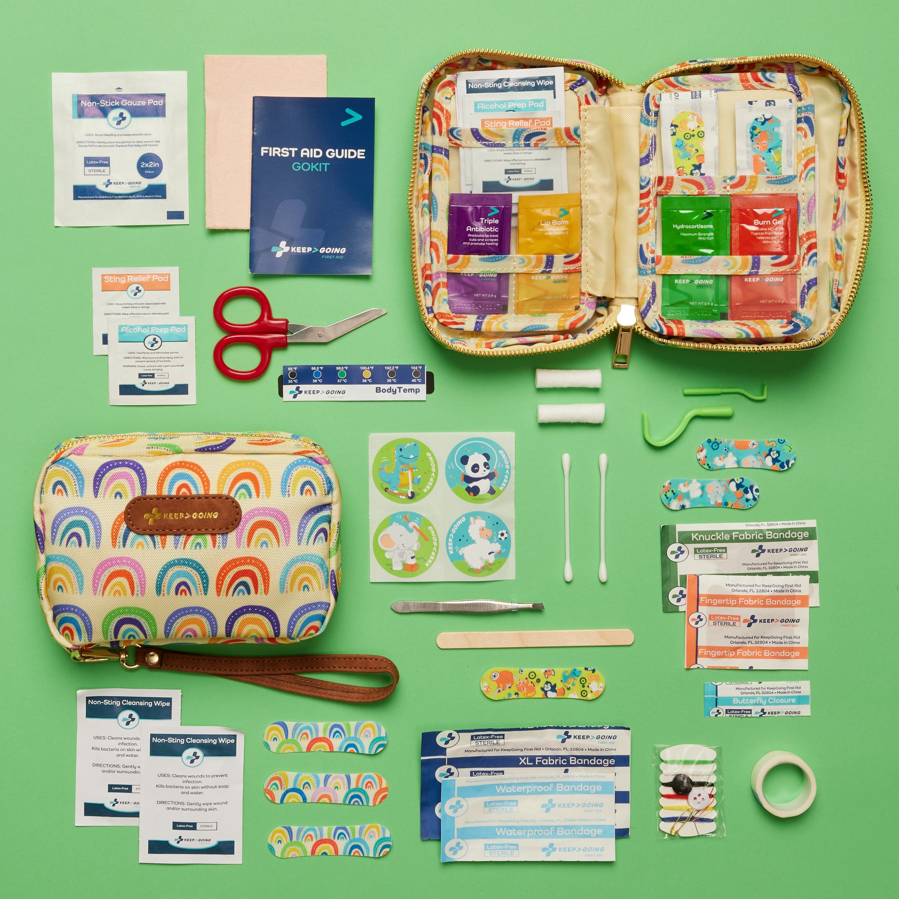 KeepGoing Compact First Aid Kit - KEEP>GOING First Aid