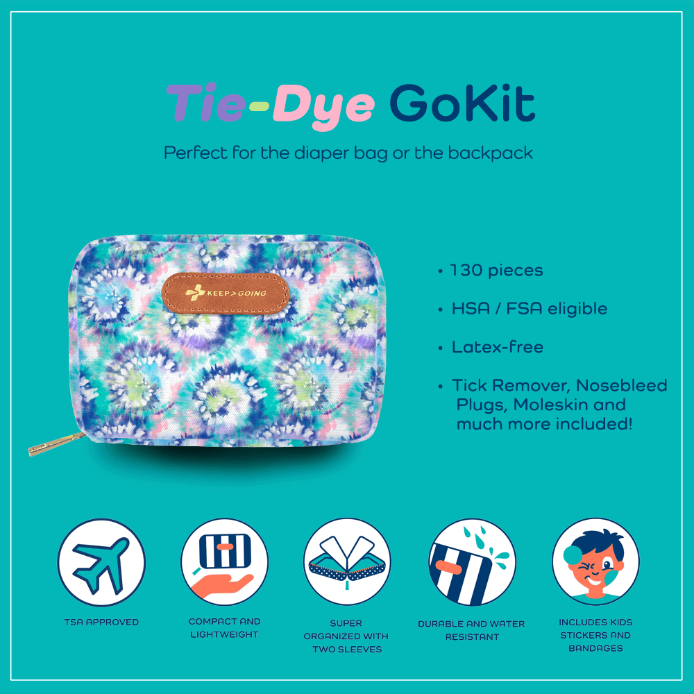 First Aid TyeDye GoKit (130 pcs) - KEEP>GOING First Aid