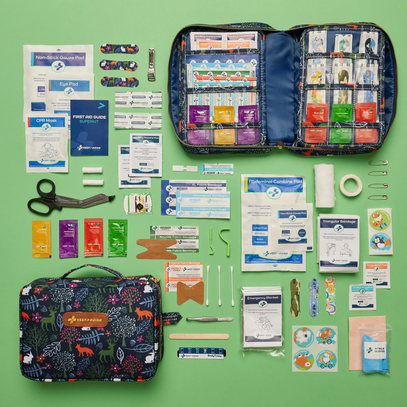 First Aid Woodland SuperKit (270 pcs) - KEEP>GOING First Aid