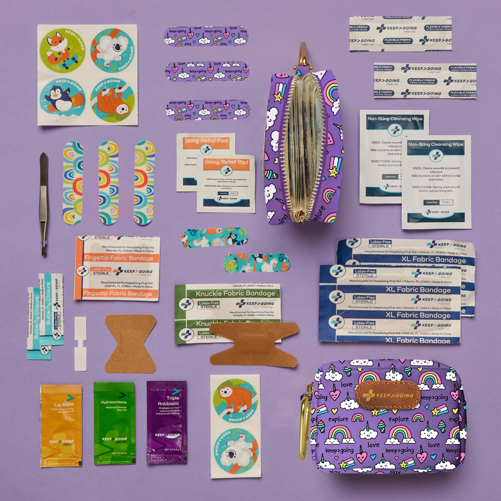 Purple Rainbow First Aid Signature "Loaded" MiniKit (60 pcs) - KEEP ...
