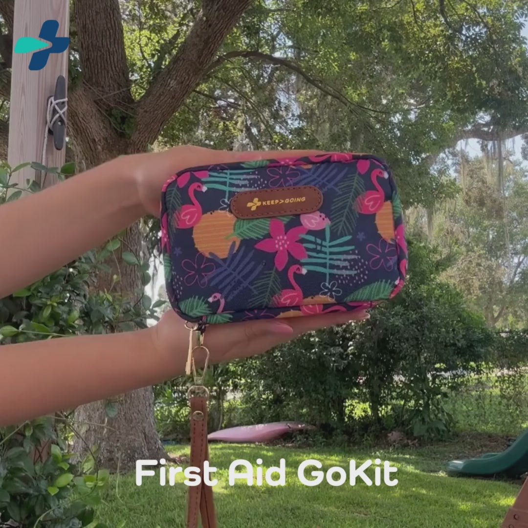 First Aid Flamingo GoKit (130 pcs) - KEEP>GOING First Aid