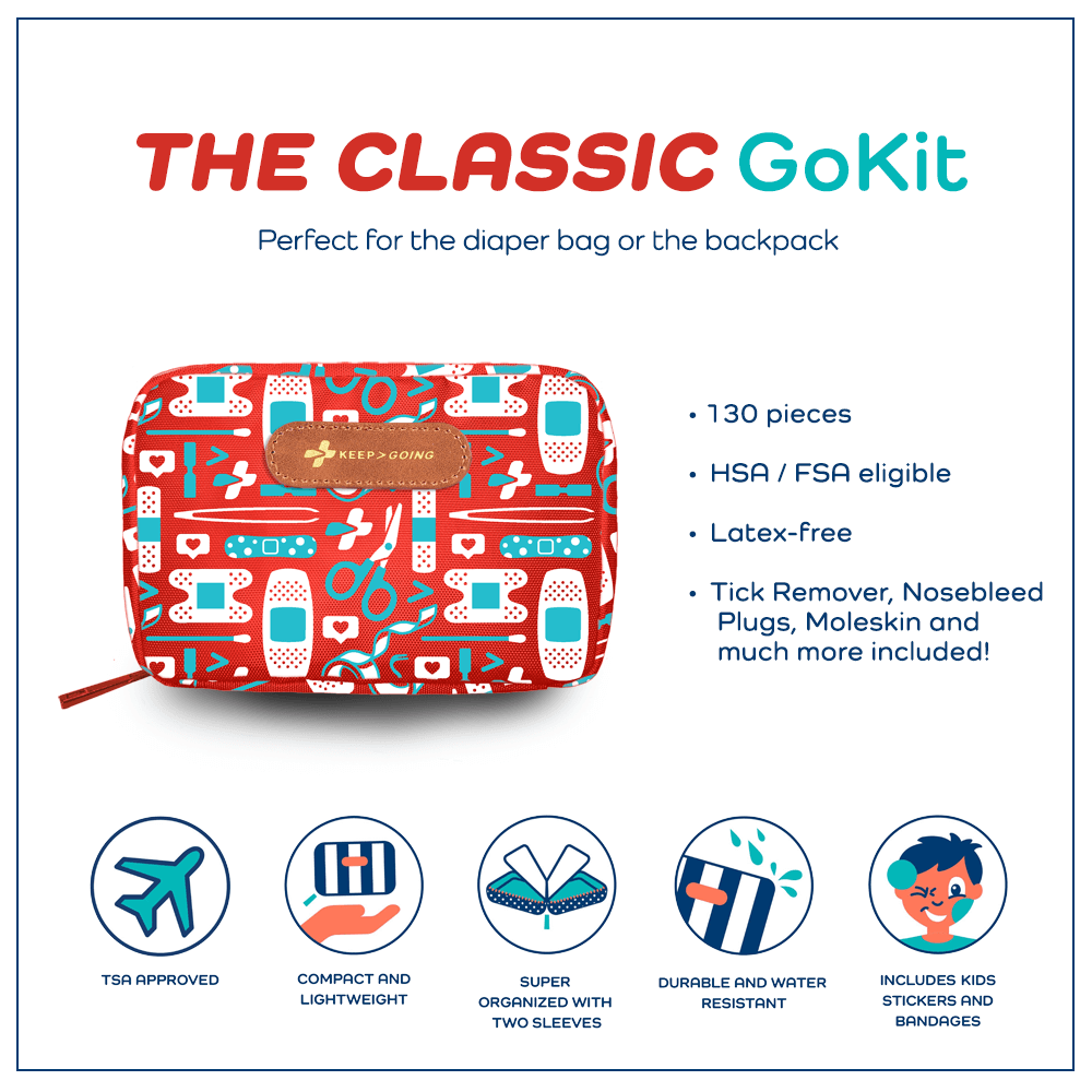 First Aid "The Classic" GoKit (130 PCS) - KEEP>GOING First Aid