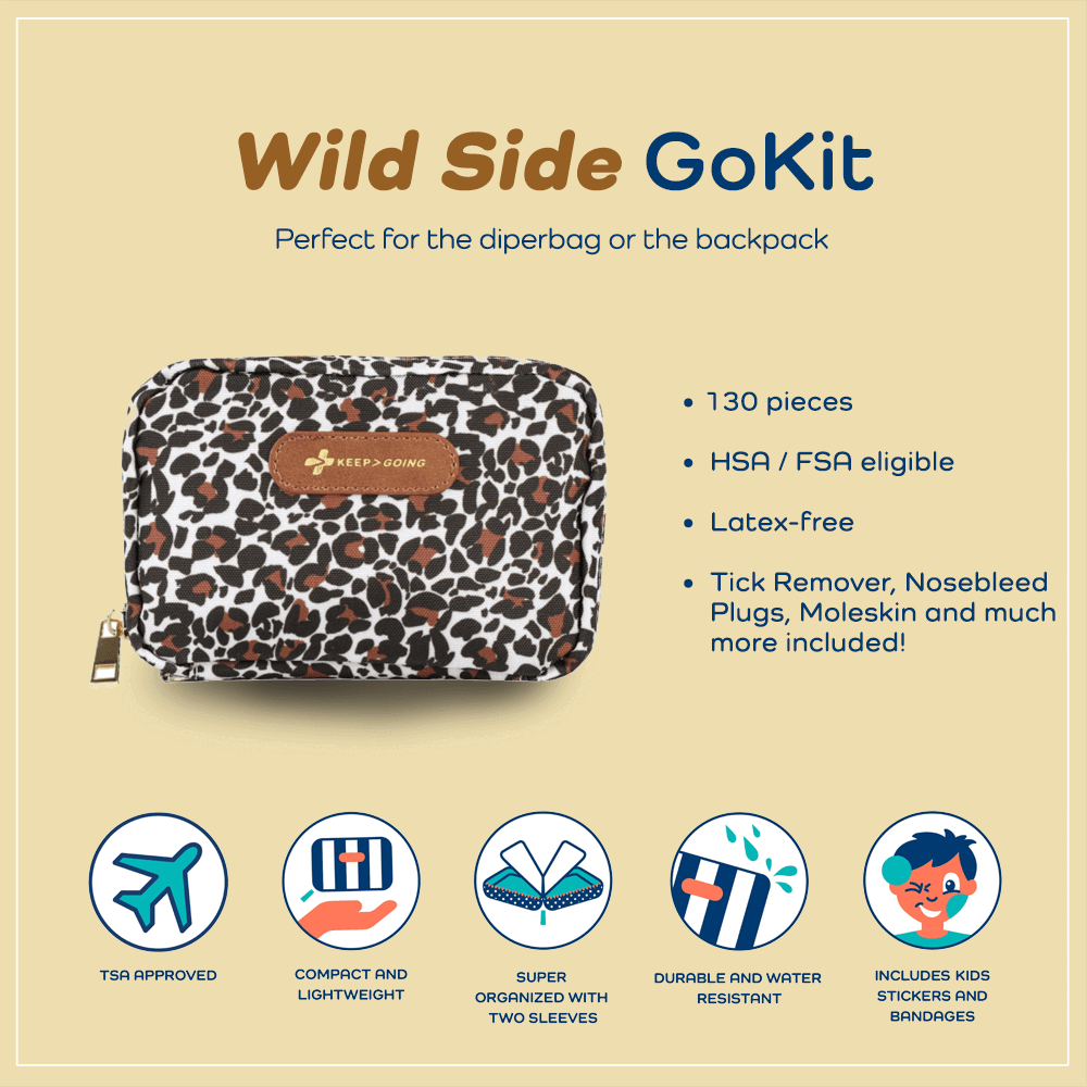 First Aid Wild Side GoKit (130 pcs) - KEEP>GOING First Aid