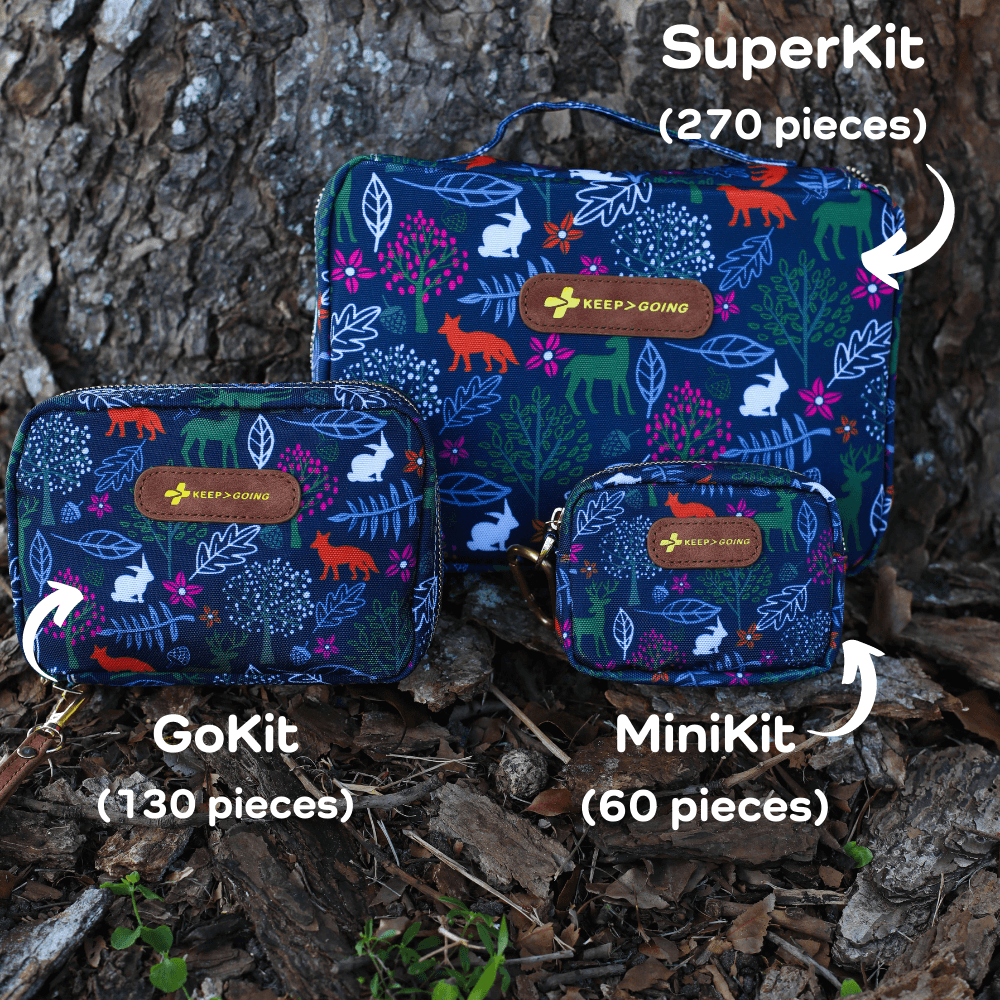 First Aid Woodland SuperKit (270 pcs) - KEEP>GOING First Aid